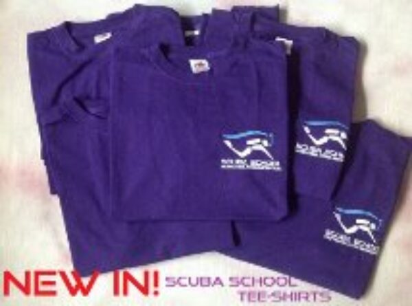 T-shirts in various sizes - Scuba School Ltd - PADI 5* IDC Dive Centre